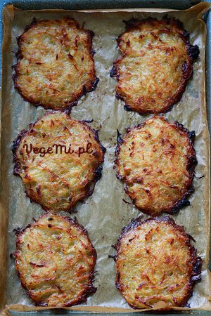Ziemniaczane pieczone placki - Wegańskie i bezglutenowe przepisy Vegemi.pl